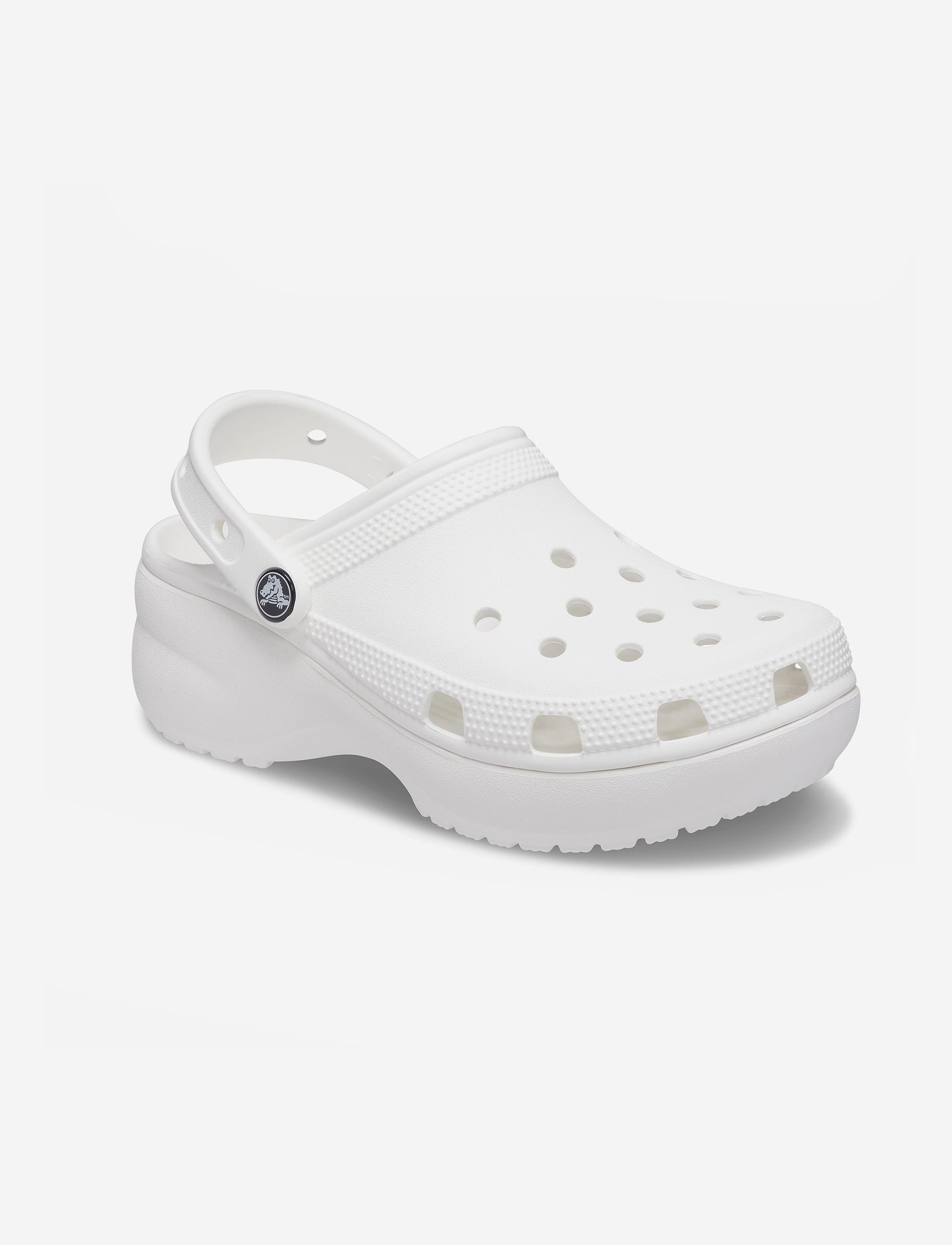 Crocs Classic Platform Clog - כפכפי פלטפורמה קרוקס לנשים בצבע לבן ...