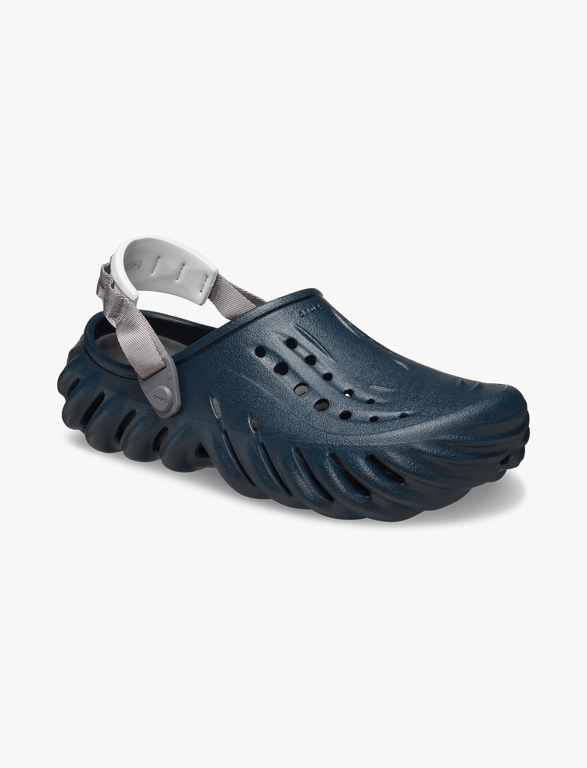 Crocs Echo Clog - כפכפי קלוג אקו קרוקס בצבע כחול חשיכה – Crocs IL