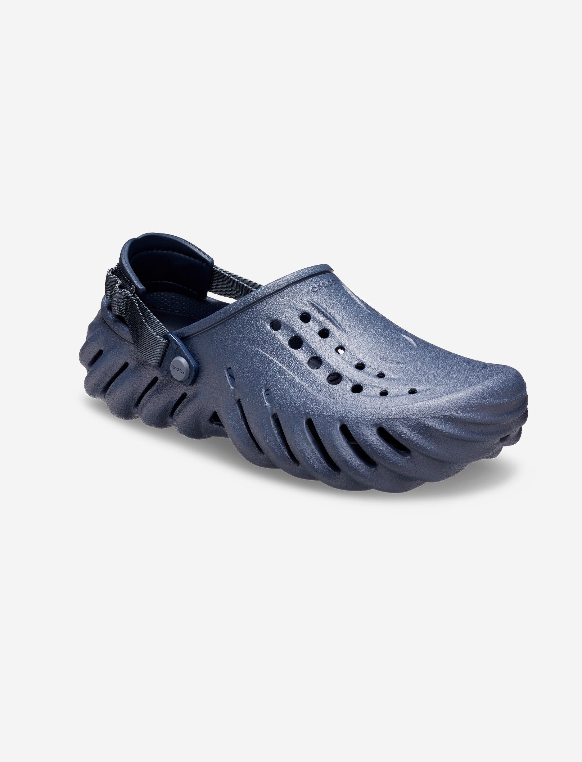 Crocs Echo Clog - כפכפי קלוג אקו קרוקס בצבע אפור כהה סטורם – Crocs IL