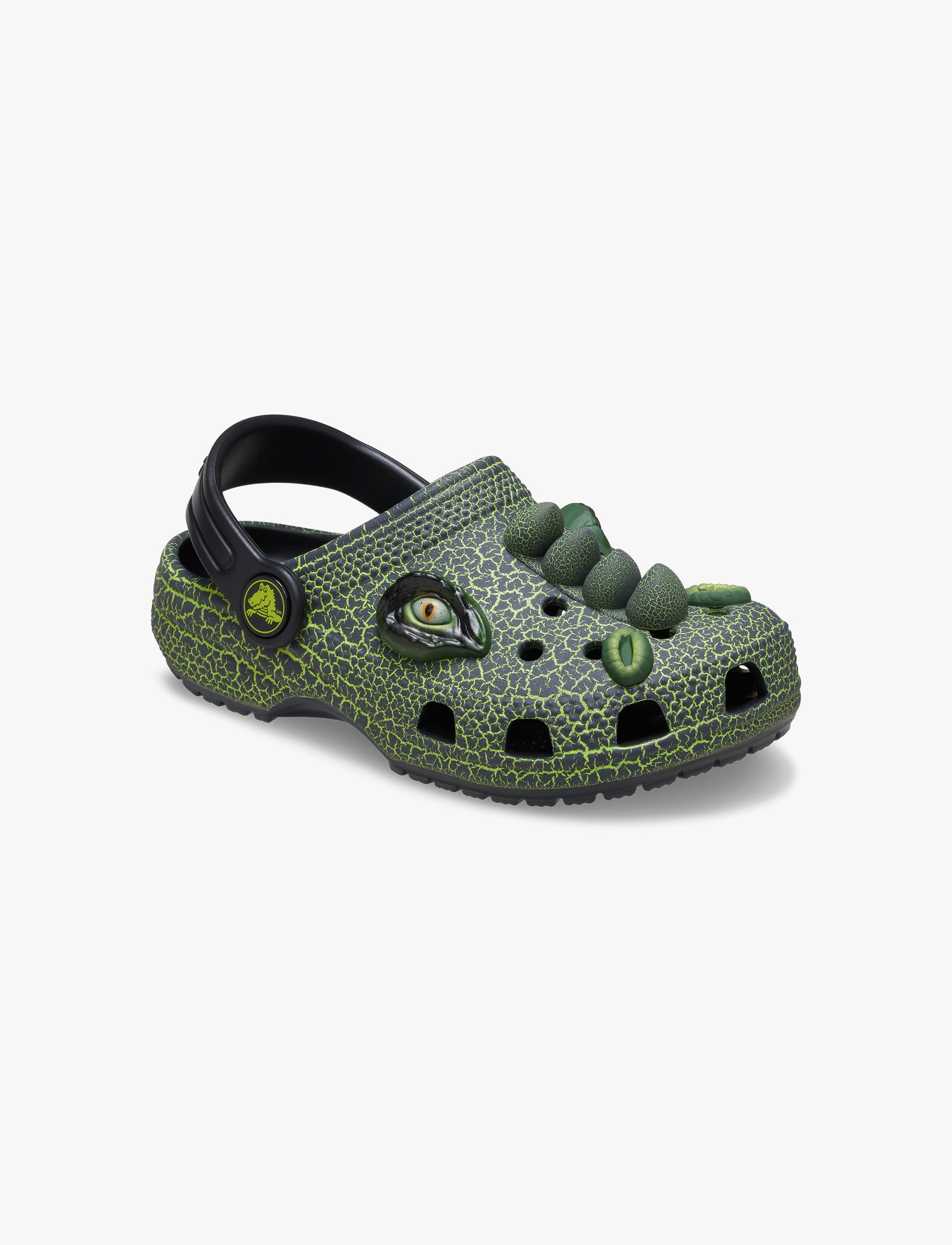 Crocs Classic I AM Scary Dino Clog T - כפכפי קרוקס קלוג דינו בצבע ירוק ...